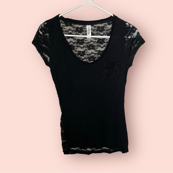Active Basic | Tops | Active Basic Lace Top | Poshmark